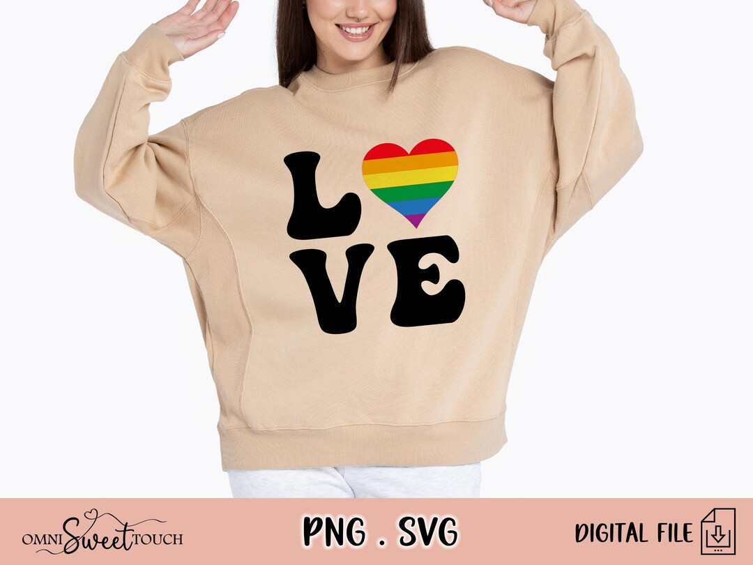 Pride Svg, Love Svg, Lgbt Svg, Pride Love Svg, Pride Rainbow Svg ...