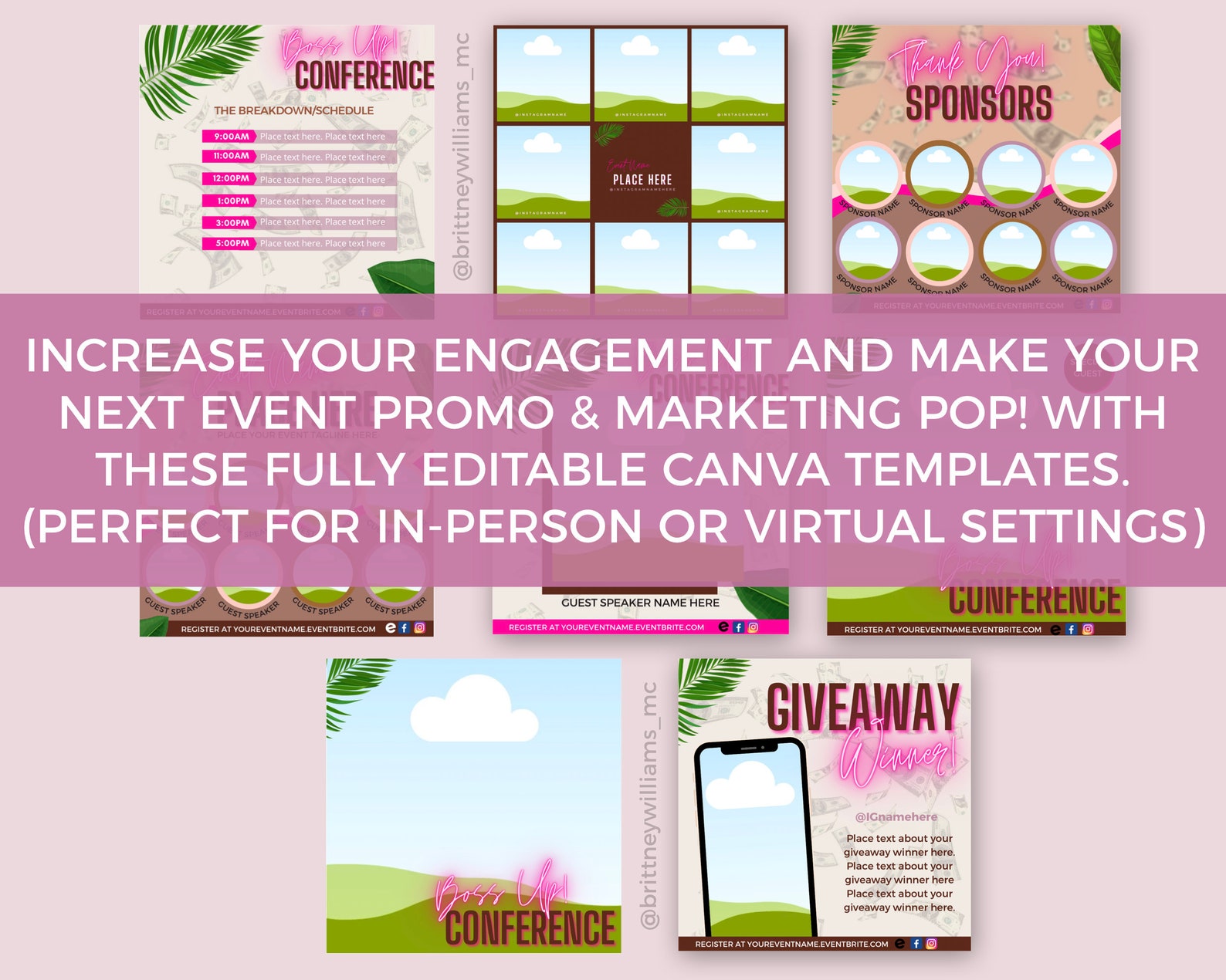 Canva Instagram Event Templates | Viral Instagram Templates | Social ...