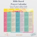 Splash of Color Prayer Prompt Calendar | Bible Based (digital Download ...