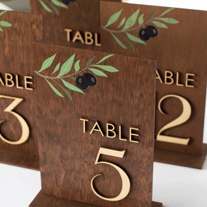 Personalized Wood Table Signs With QR Code for Menu and Logo ...