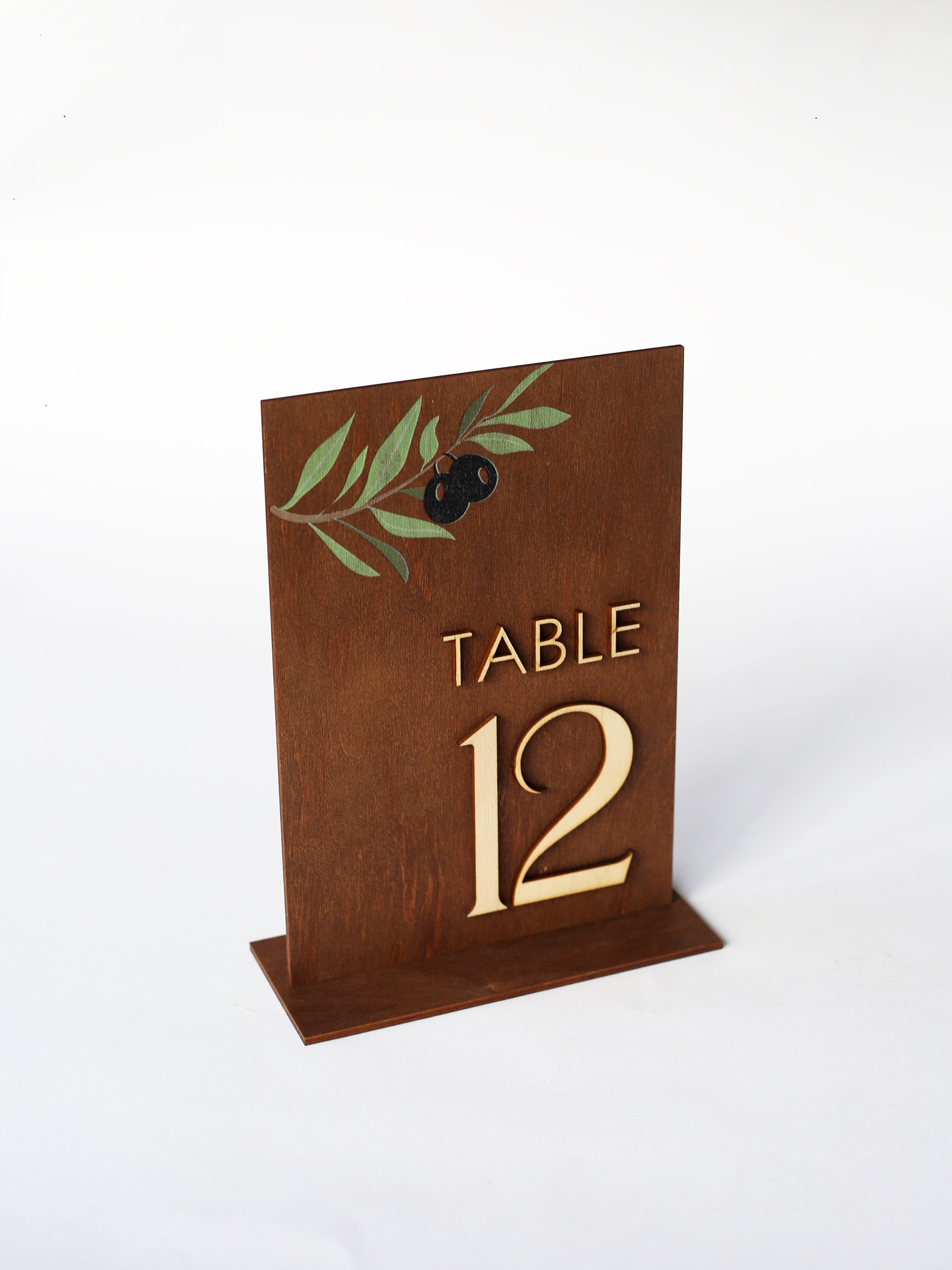 Personalized Table Numbers With QR Code and Logo, Restaurant Table ...
