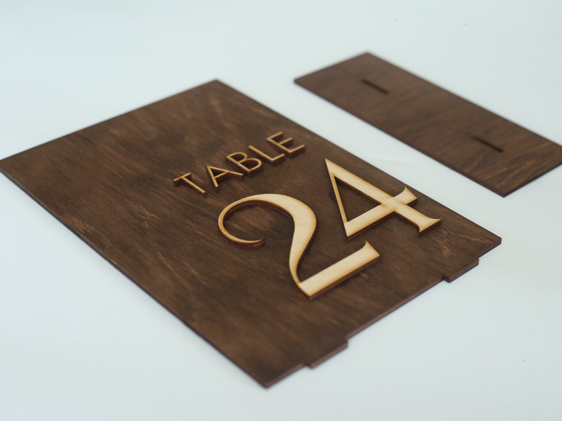 Wood Table Numbers for Wedding Rustic Table Numbers Elegant - Etsy UK