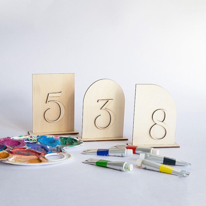 Arch Table Numbers - Etsy