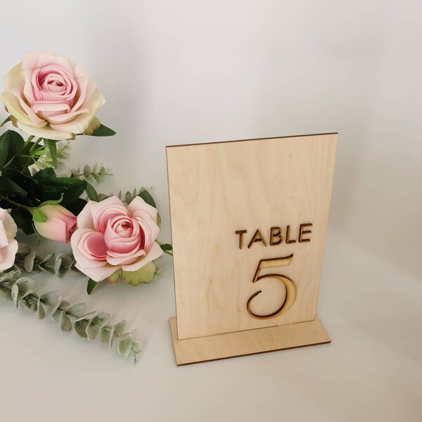 Rustic Table Numbers - Etsy
