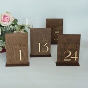 Table Number ,golden Table Numbers, Table Numbers With Base ,wedding ...