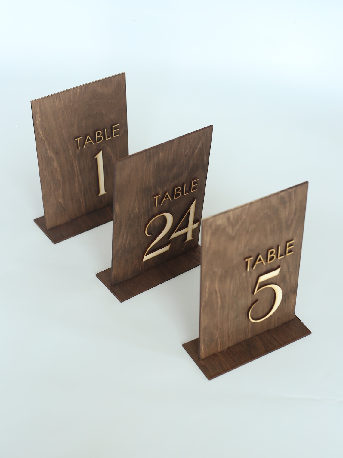 Wood Table Numbers for Wedding Rustic Table Numbers Elegant - Etsy UK