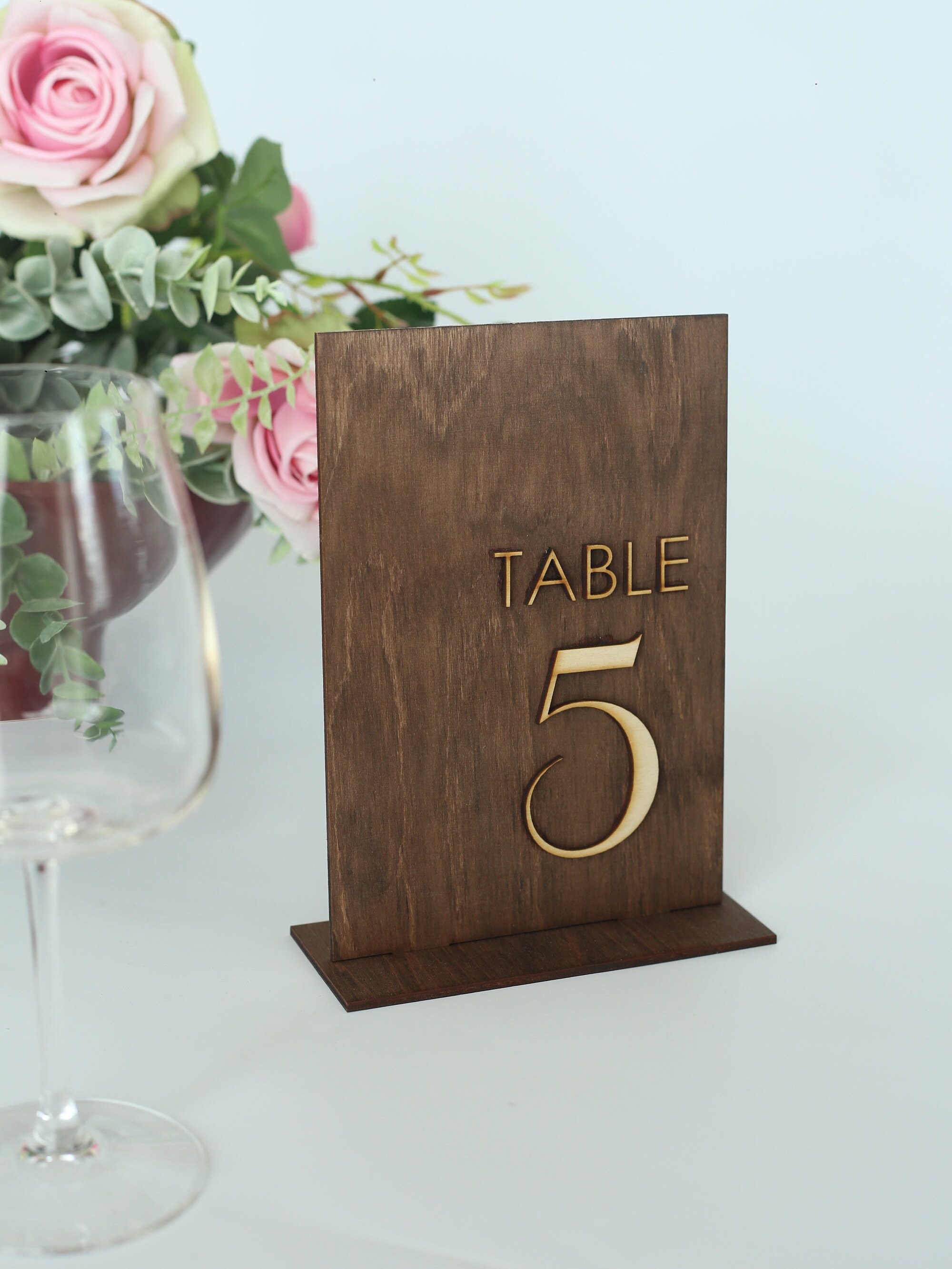Wood Table Numbers for Wedding Rustic Table Numbers Elegant - Etsy UK