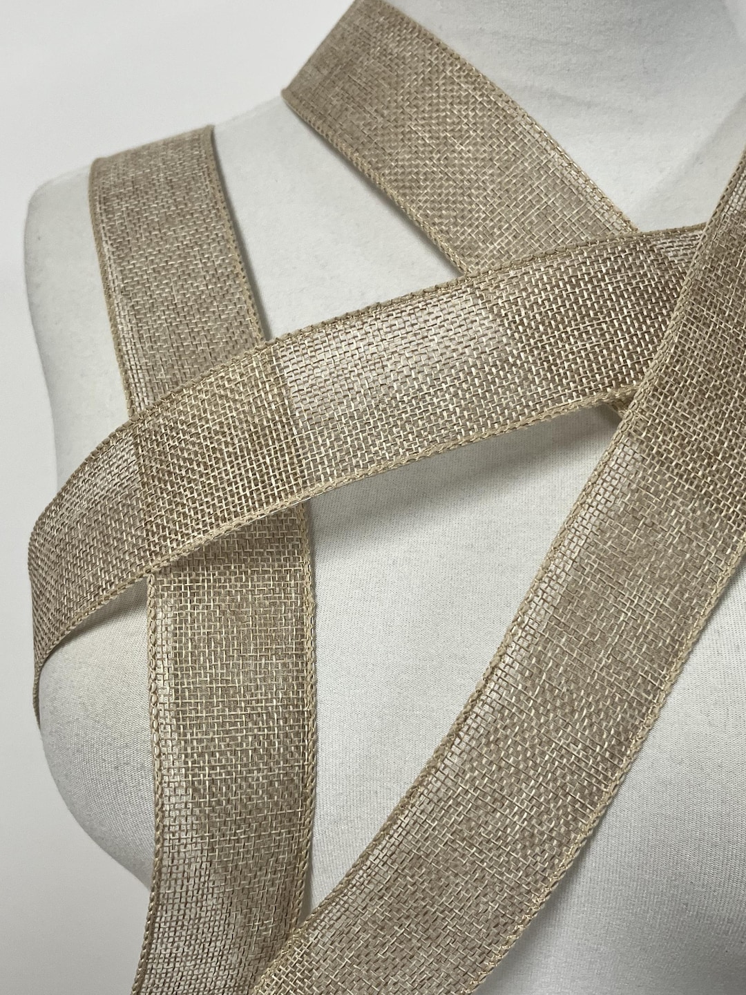 Malleable Metallic Wire Fabric, Textured Hard Linen Material, Twisted ...