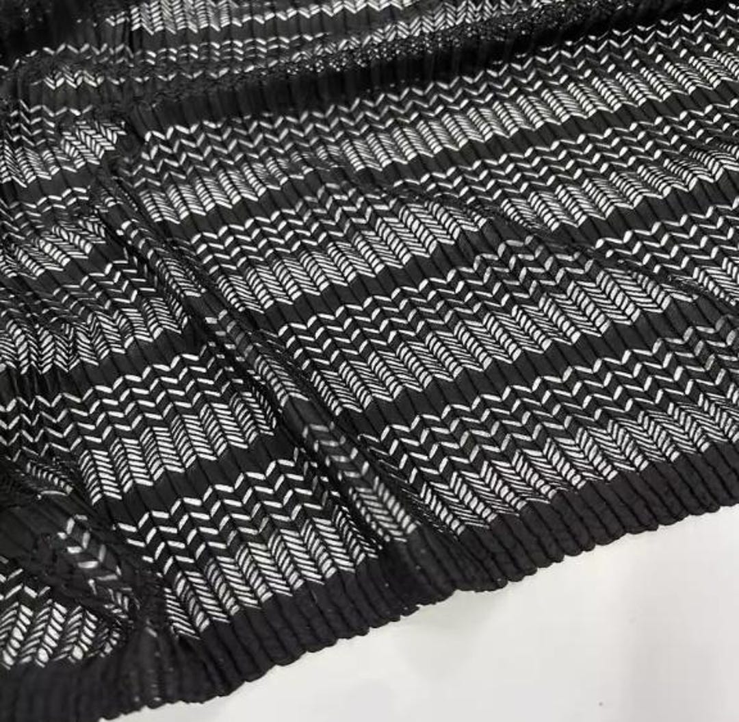Black Hole Lace Fabric, See-through Mesh Fabric, Sketch Sheer Textured ...