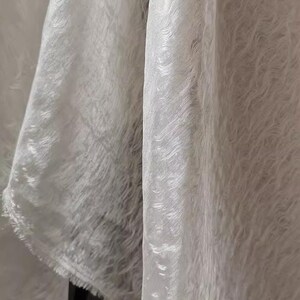 Layered Cotton Flow Textured Fabric, Sheer Lace Couture Textile, DIY ...