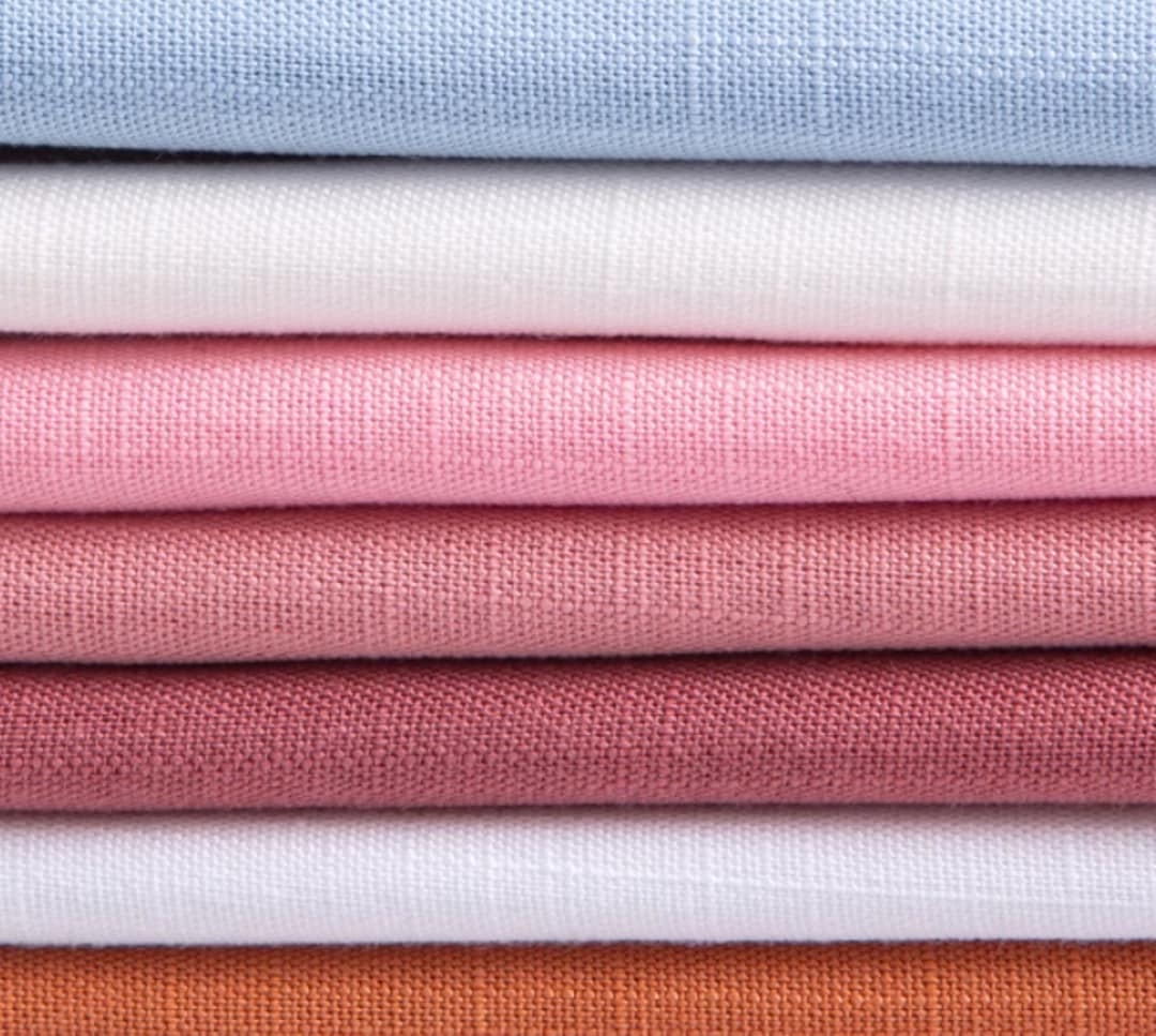 Light Weight Linen Fabric, Thick 0.4mm Linen Fabric, Linen Fabric by ...