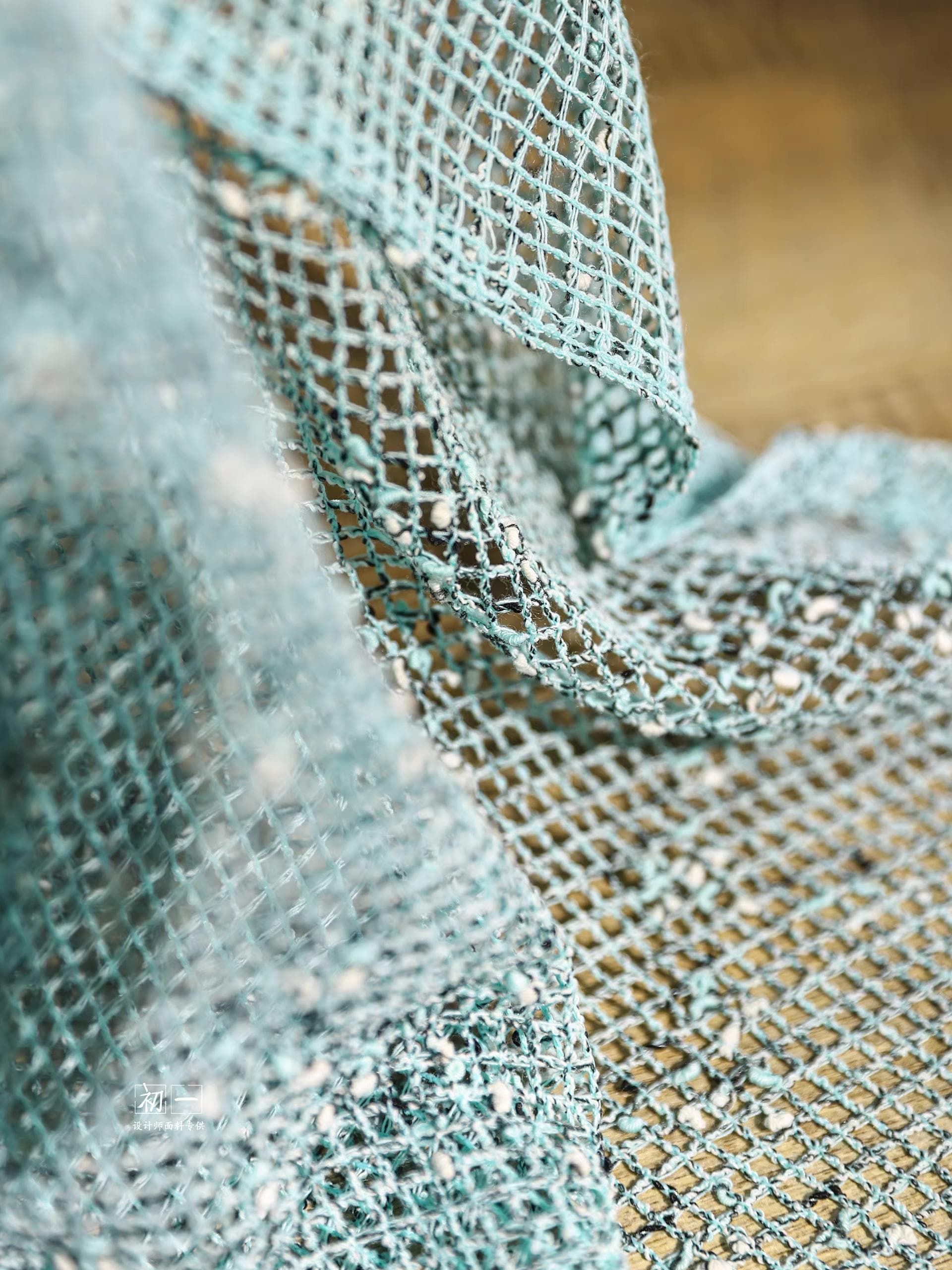 Vinatge Hole Lace Fabric, Woven Fishnet DIY Mesh Fabric, Soft Textured ...