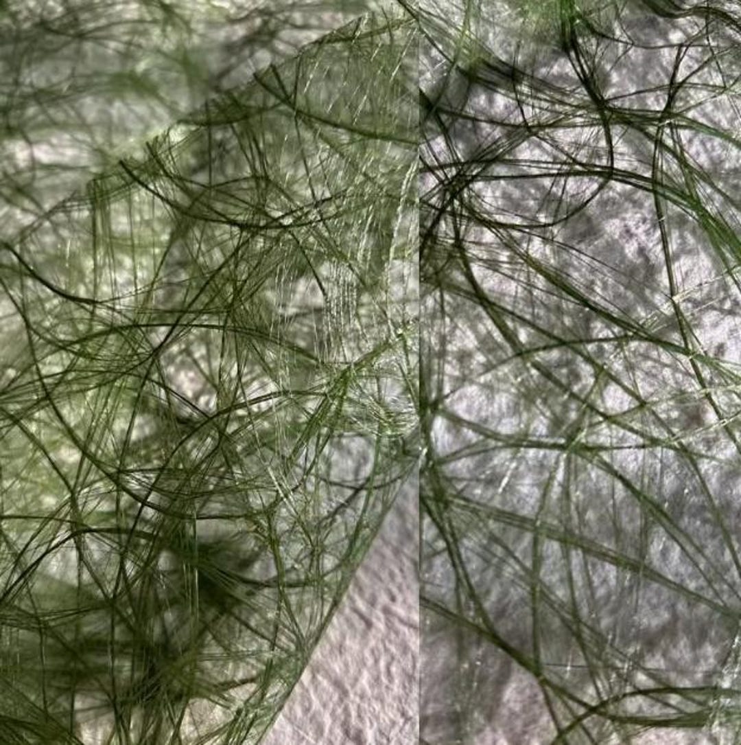 Grass Green Fabric, Geometric Texture, Irregular Large Mesh, Extra ...