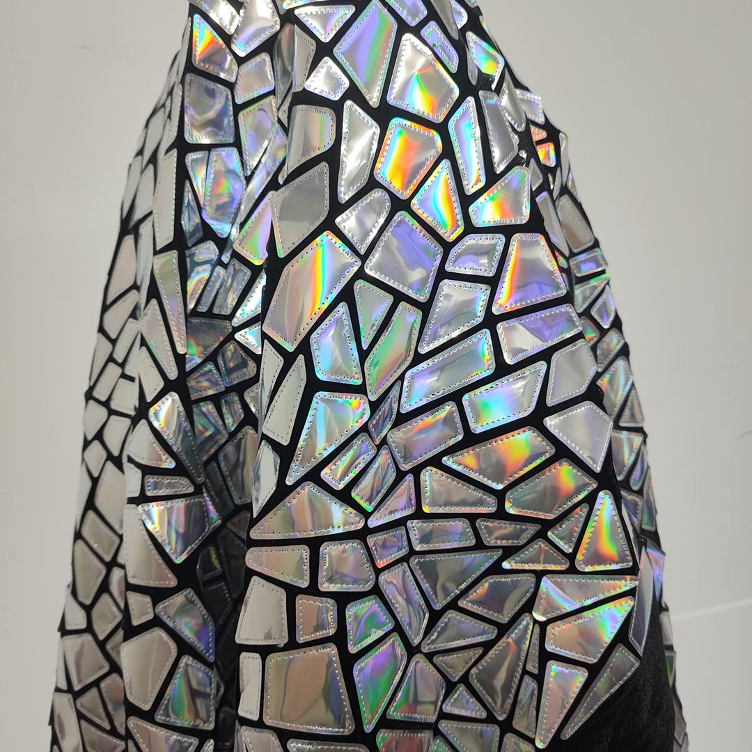 Geometric Laser Tpu Fabric, Laser Illusion Irregular Fabric, Fashion ...