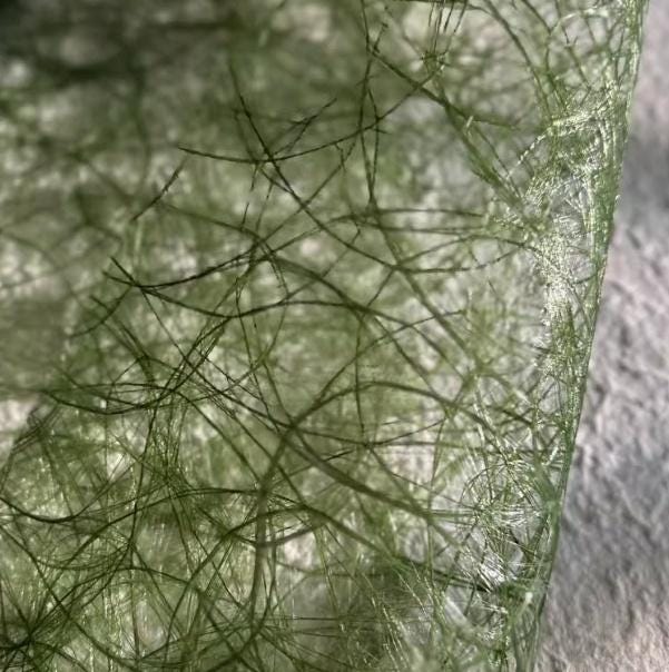 Grass Green Fabric, Geometric Texture, Irregular Large Mesh, Extra ...