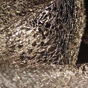 White See-through Veil Mesh Fabric, Irregular Texture Lace Fabric ...