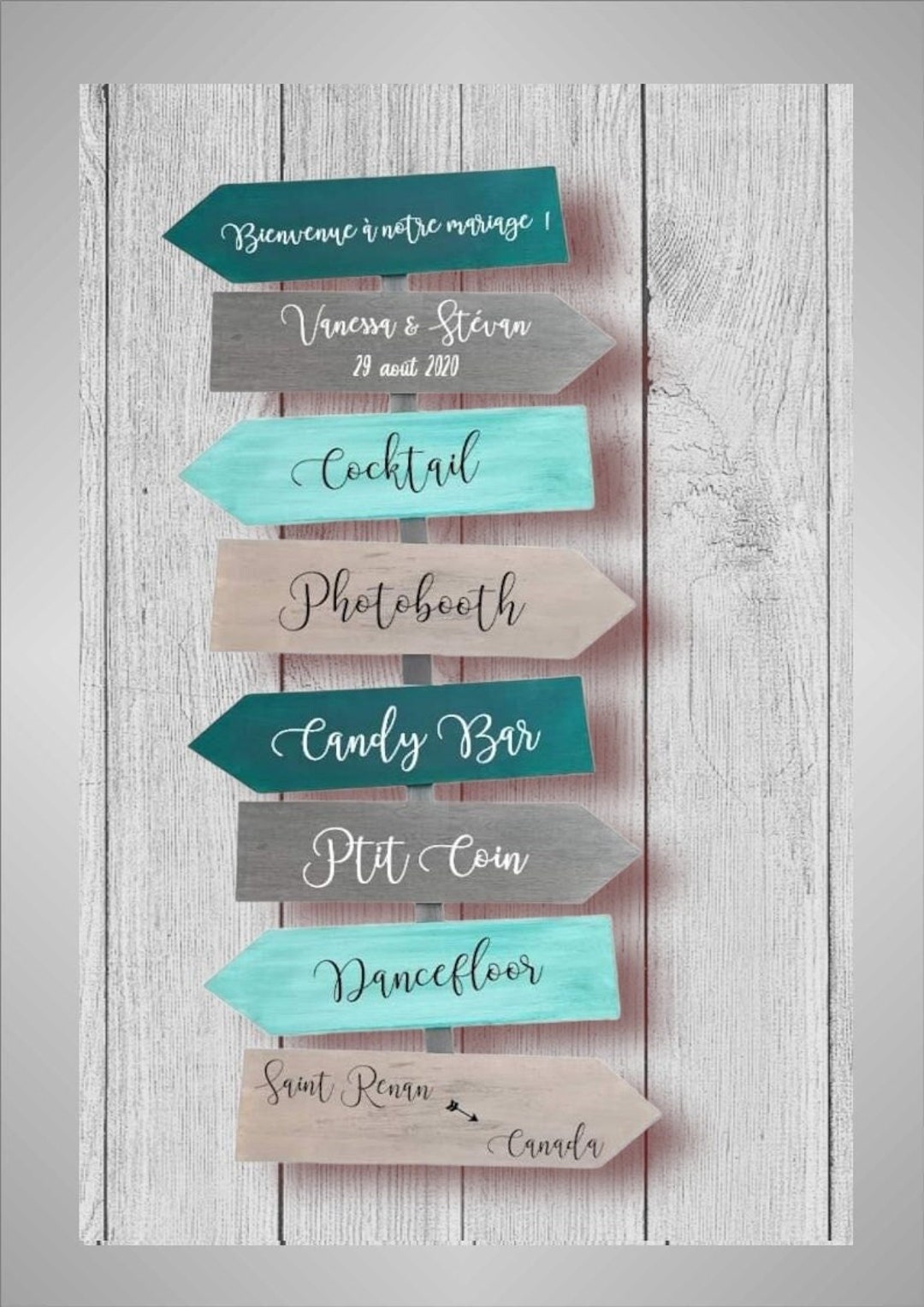 Wedding Directional Panel, Decorative Panel, Decorative Arrow, Wooden ...
