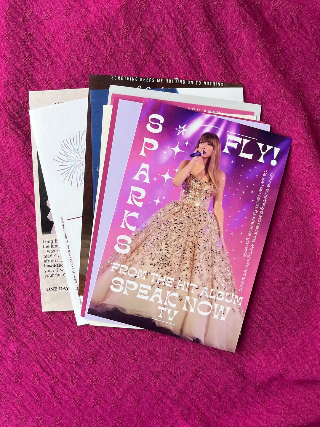 Speak Now Taylor Swift Postcard Prints Set - Etsy UK