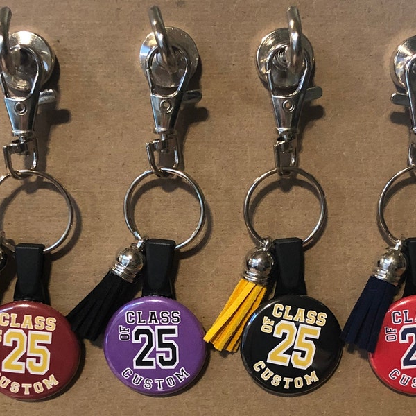Class of 2024 Keychain Personalized - Etsy