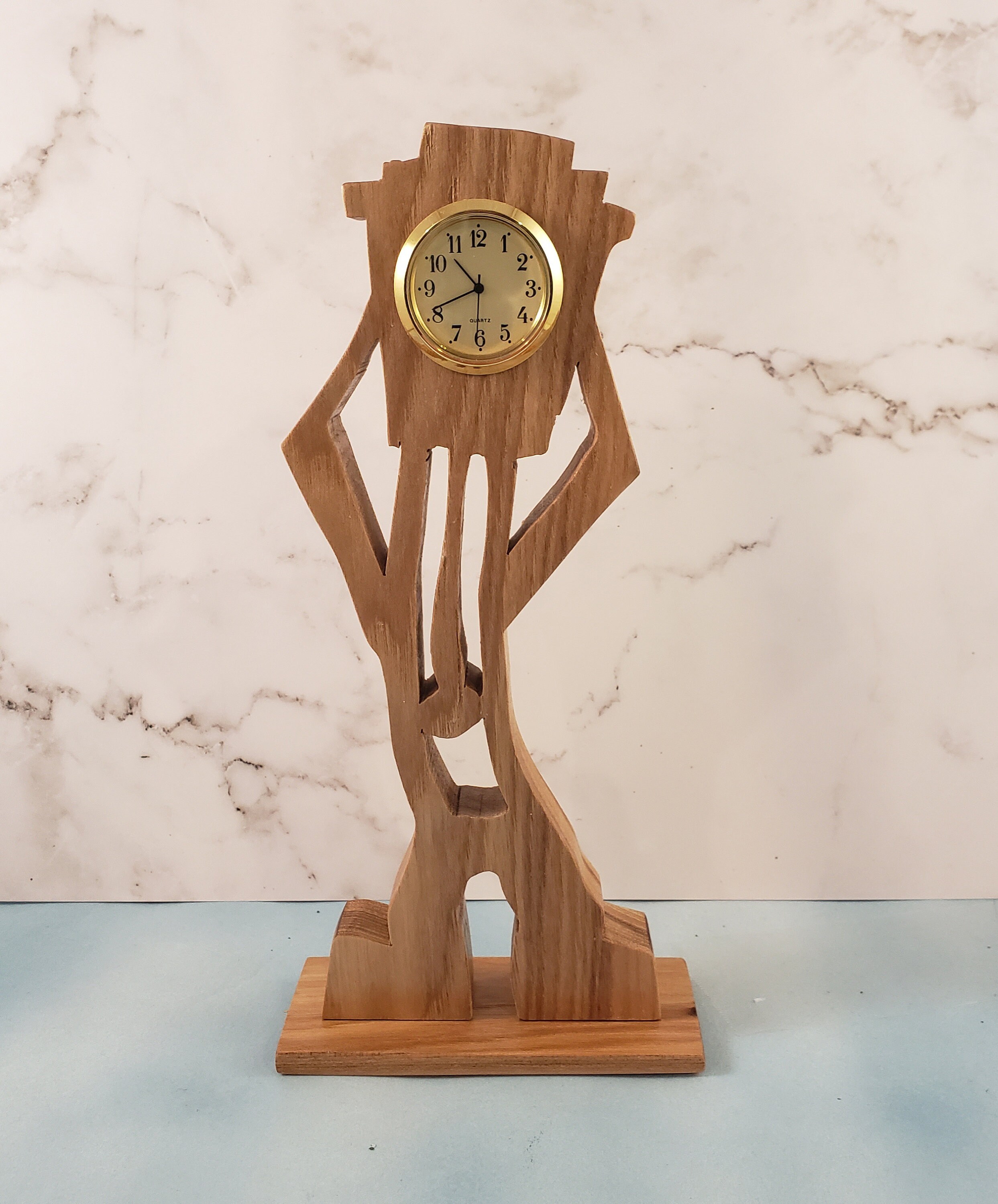 Clock With Attitude Hickory - Etsy