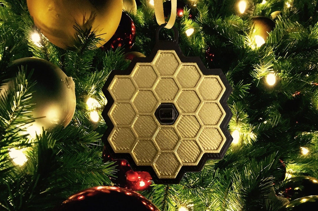 James Webb Space Telescope Christmas Tree Ornament. JWST 3D Printed ...