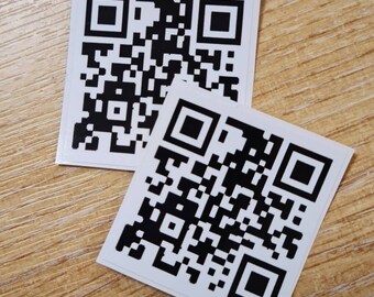 Qr Code Window Stickers | Etsy UK
