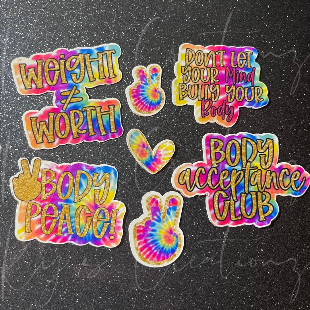 Body Positivity Sticker Set - Etsy