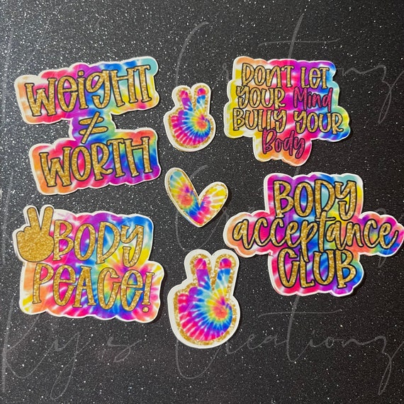 Body Positivity Sticker Set | Etsy