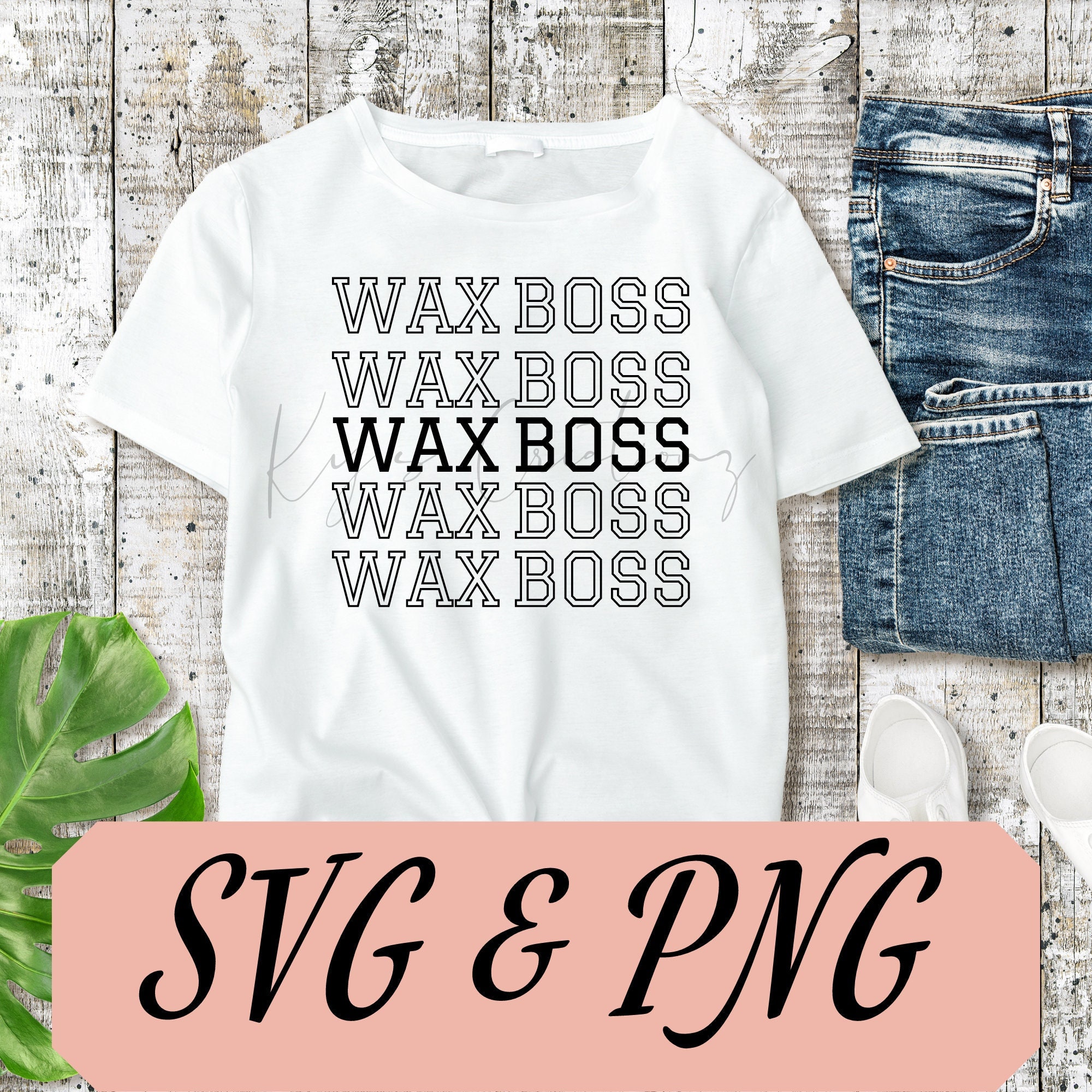 Stacked Wax Boss Cut Files - Etsy