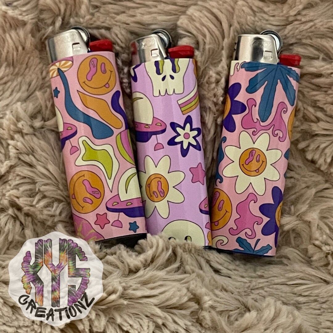 Pink Hippy Lighters & Wraps | 3-pack | Scratch Resistant - Etsy