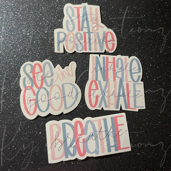 Positivity Sticker Pack - Etsy