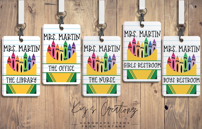 Custom Hall Passes | Classroom | Teacher | Gifts | School - Etsy