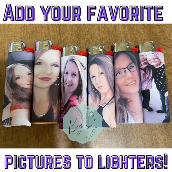 CUSTOM Personalized Lighters & Wraps Scratch Resistant Put - Etsy
