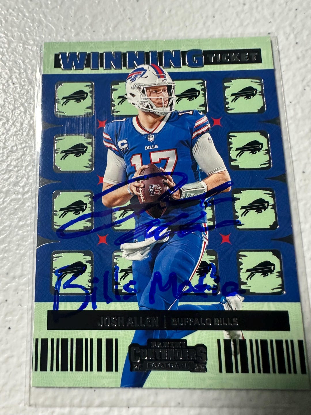 Josh Allen Autograph Card - Etsy