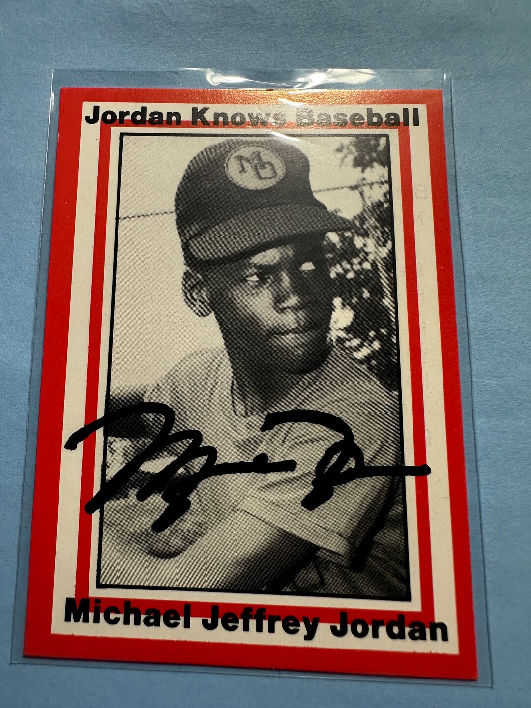Michael Jordan Autograph Card - Etsy