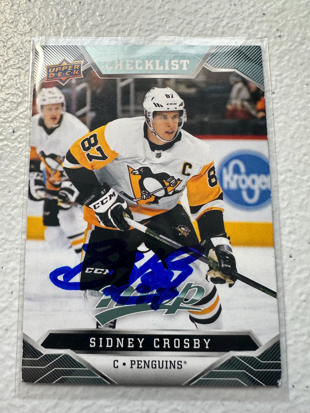 Sidney Crosby Autograph Card - Etsy