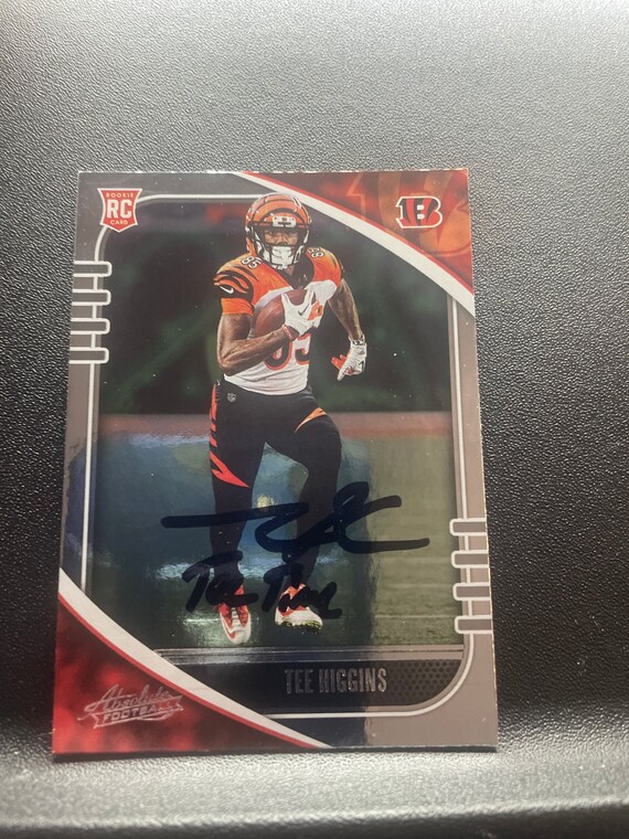 Tee Higgins autographed card Art & Collectibles Memorabilia etna.com.pe