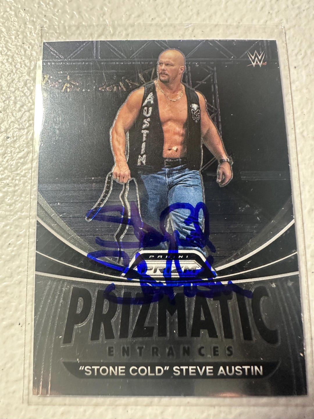 Stone Cold “ Steve Austin Autographed Card - Etsy