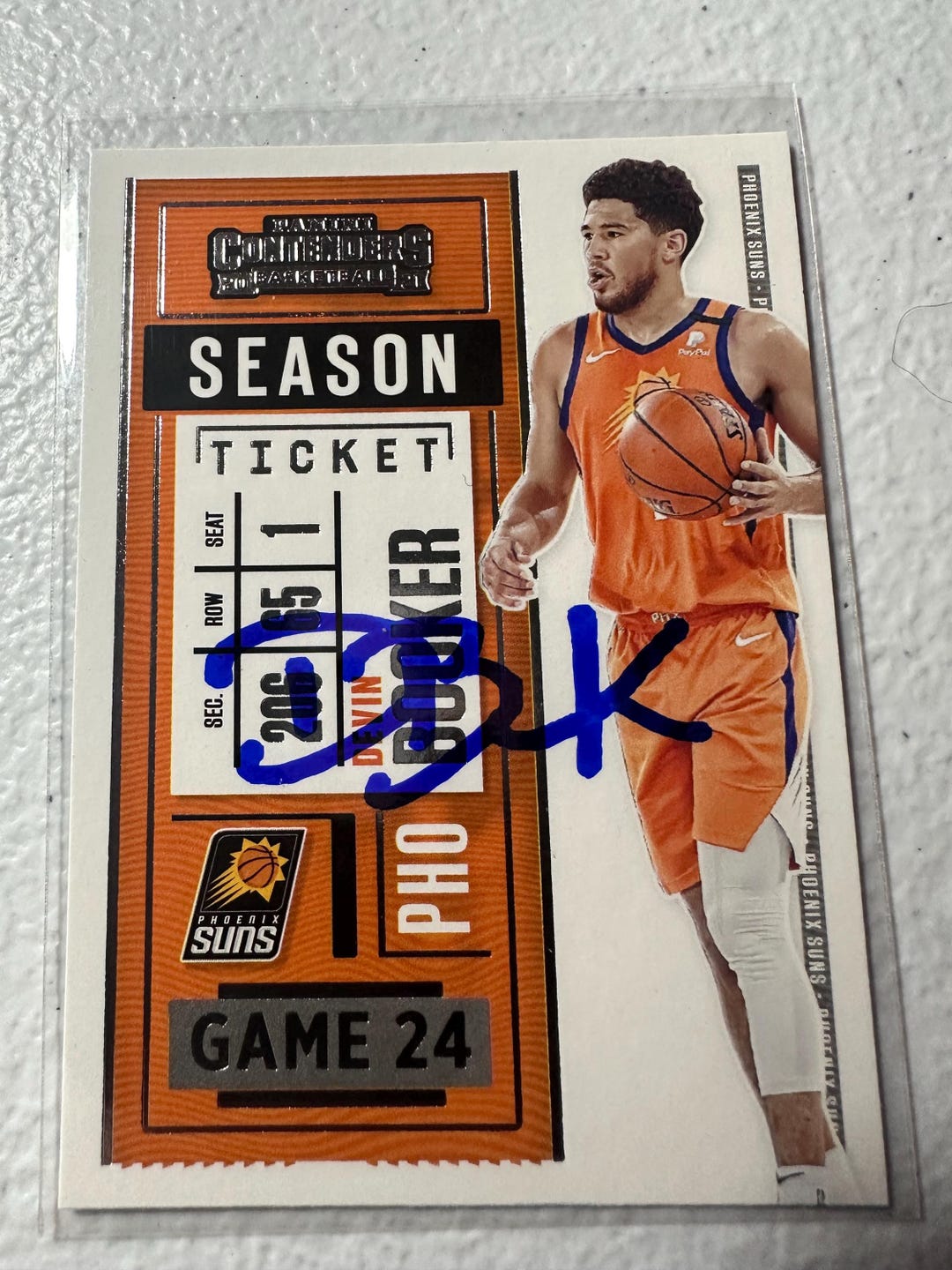 Devin Booker Autograph Card - Etsy