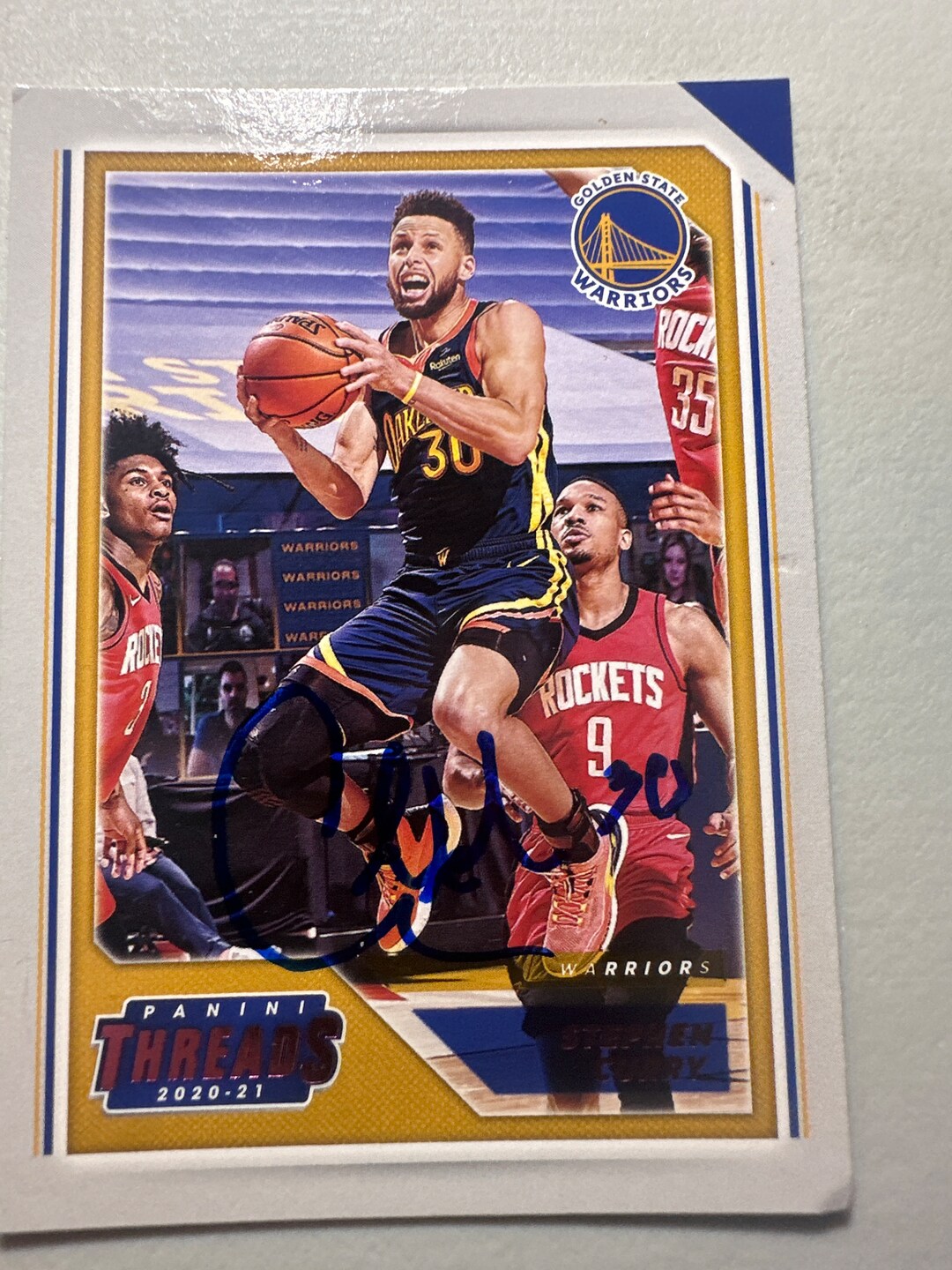 Stephen Curry Autograph Card - Etsy