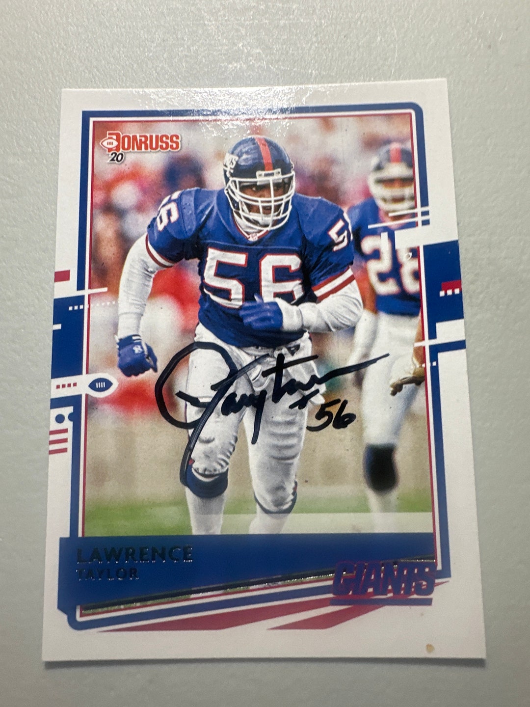 Lawrence Taylor, Autographed Card - Etsy