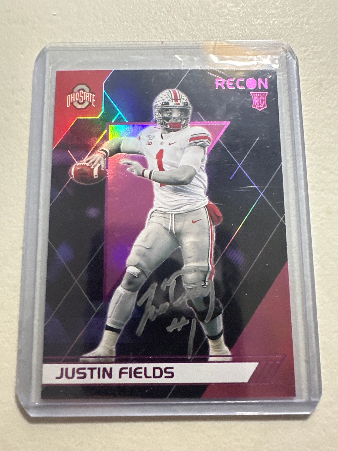 Justin Fields Autograph Card - Etsy