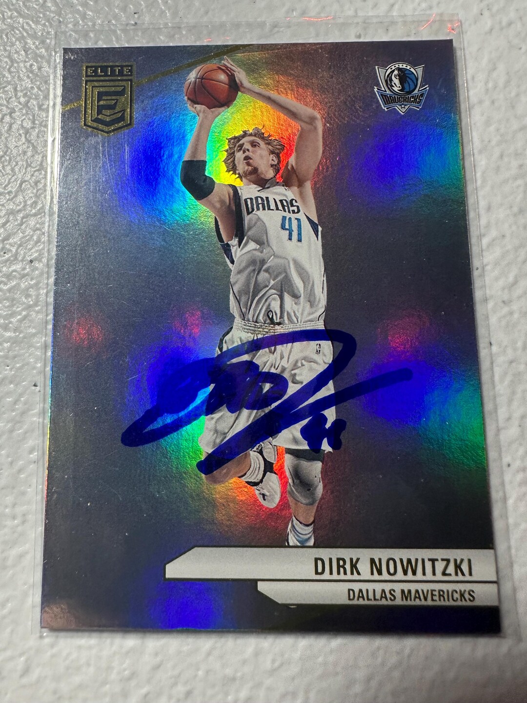 Dirk Nowitzki Autograph Card - Etsy