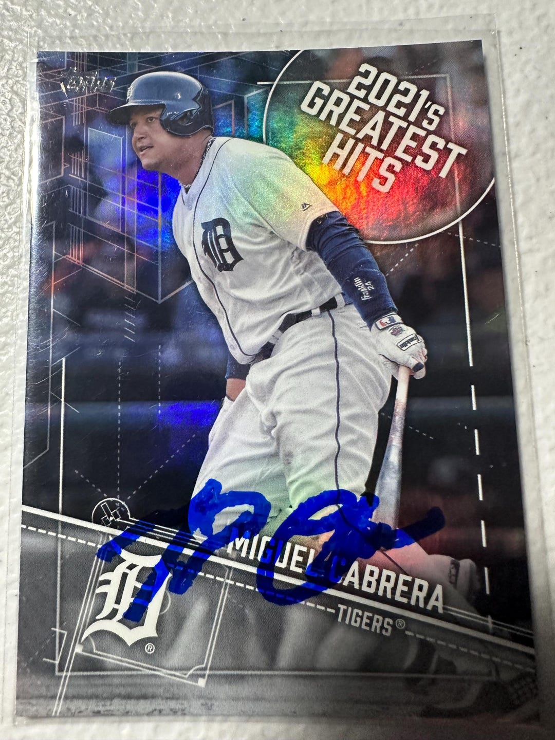 Miguel Cabrera Autograph Card - Etsy