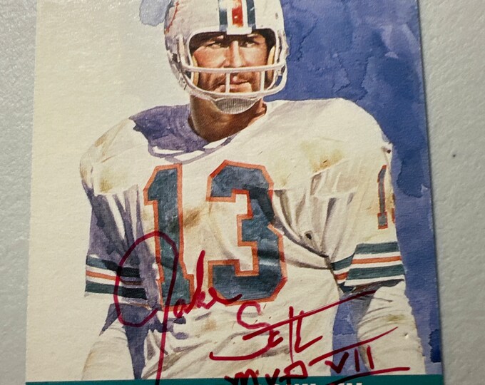 Jake Scott Autographed Card - Etsy