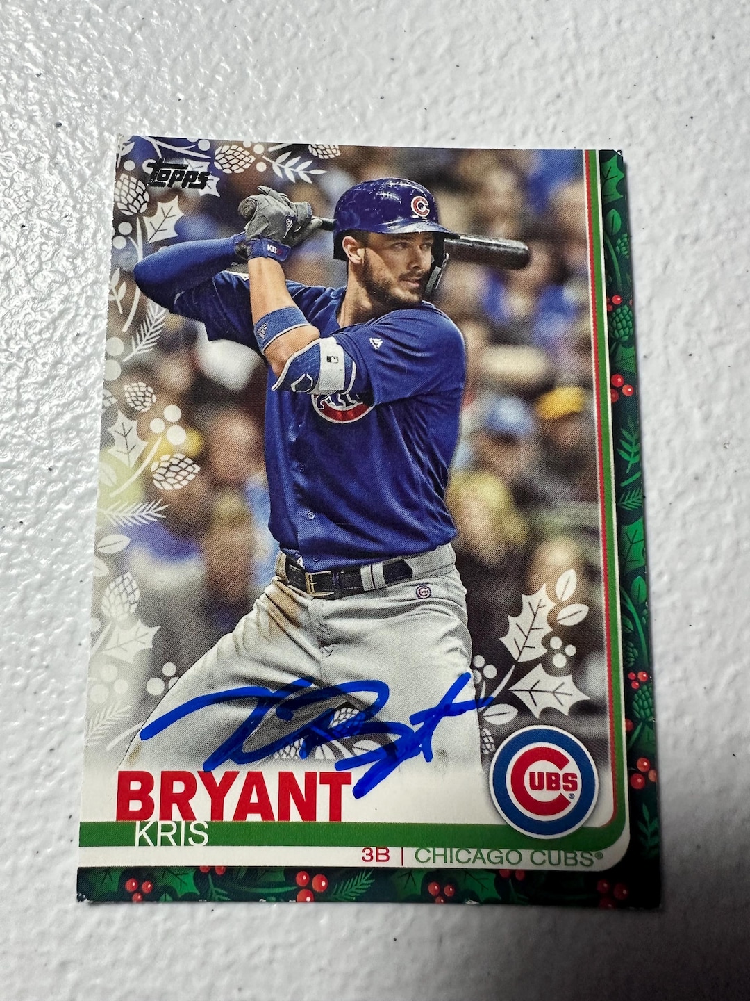 Kris Bryant Autograph Card - Etsy