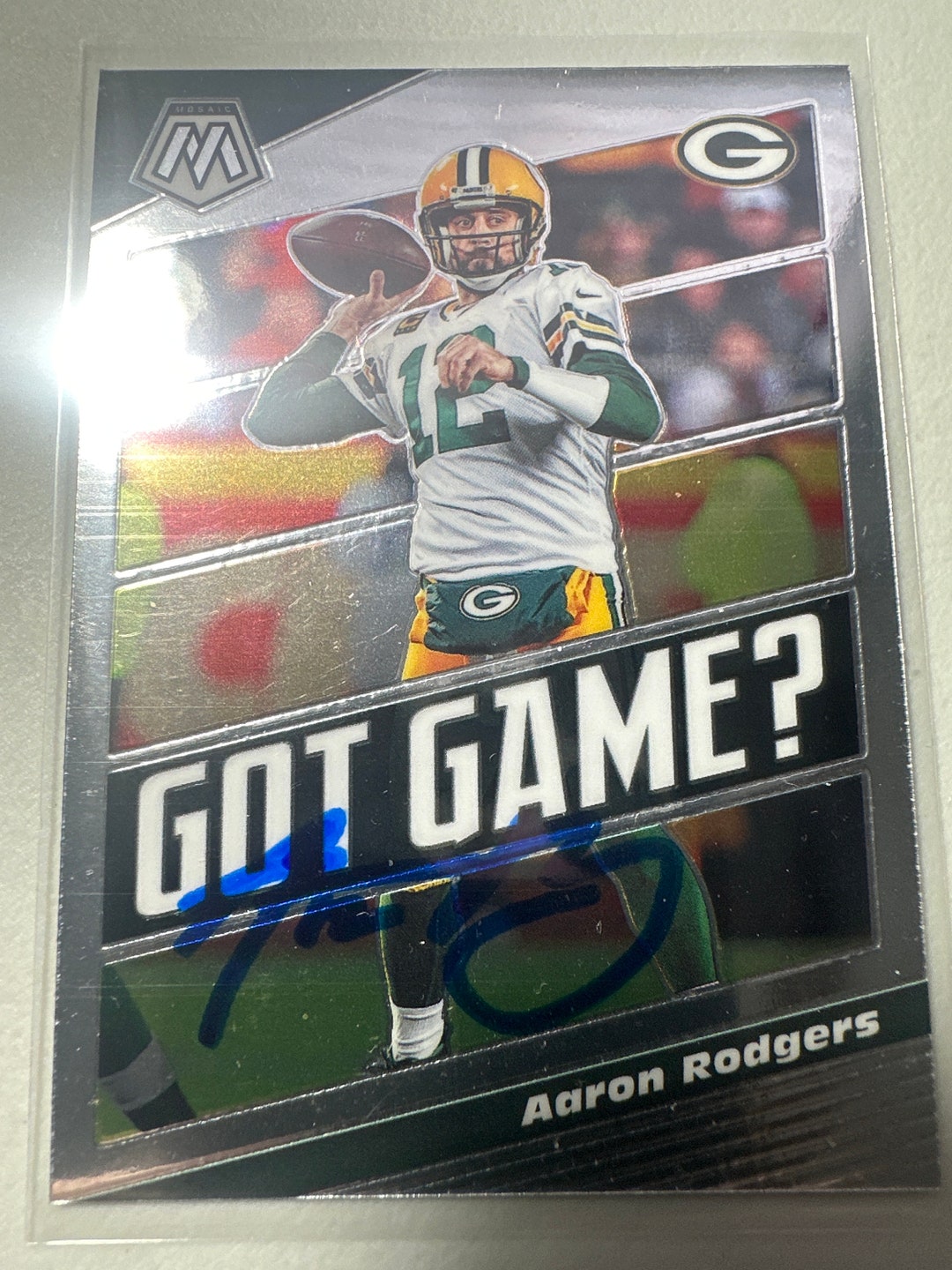 Aaron Rodgers Autograph Card - Etsy