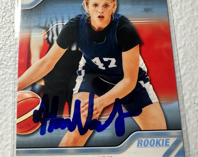 Hailey Van Lith Autograph Card - Etsy
