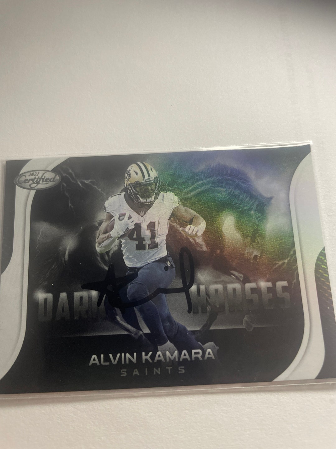 Alvin Kamara Autographed Card - Etsy