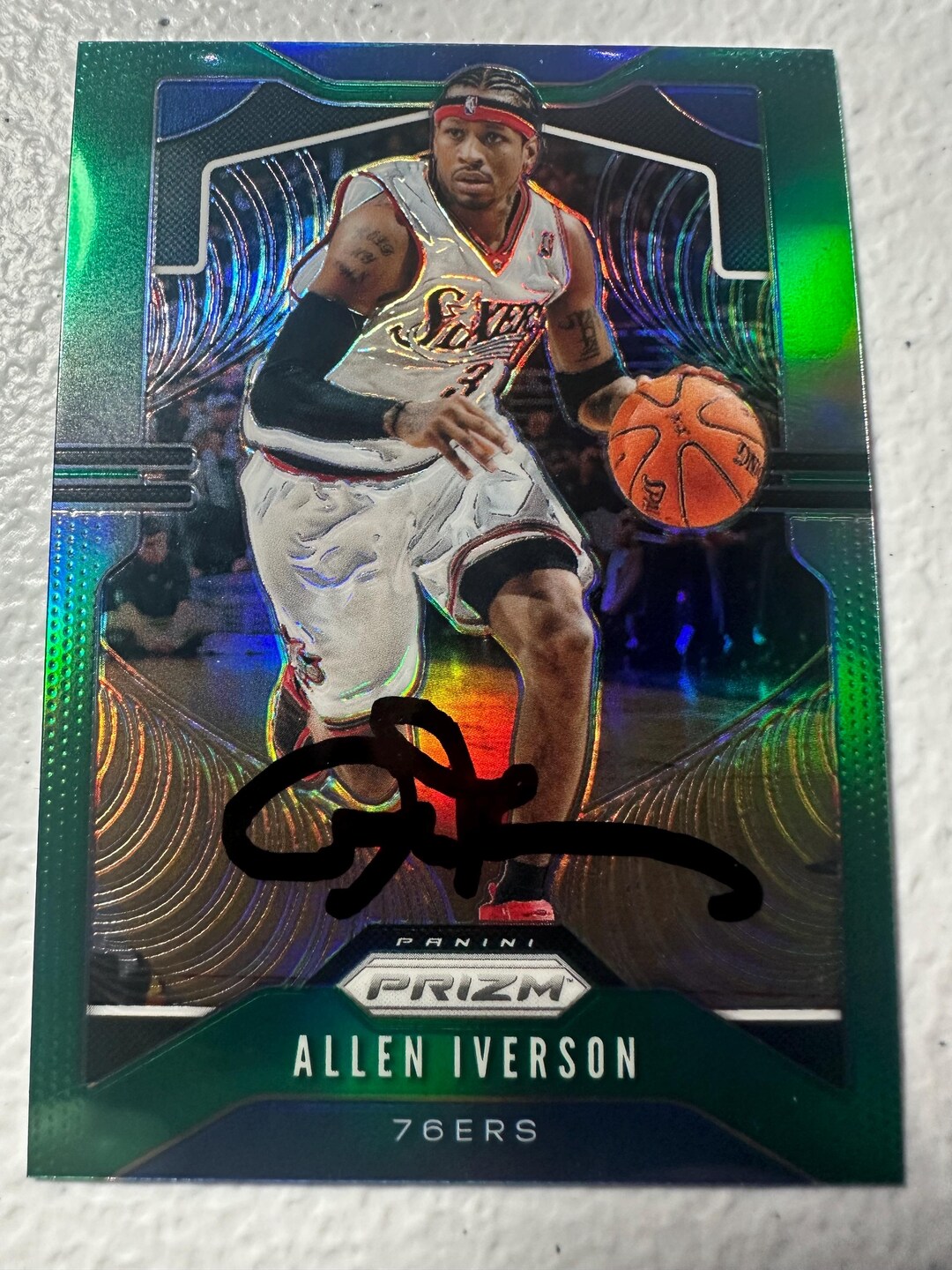 Allen Iverson Autograph Card - Etsy